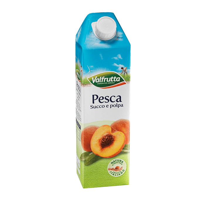 Succhi di Frutta Brik Gusto Pesca | Valfrutta | Valfrutta, La Natura di ...