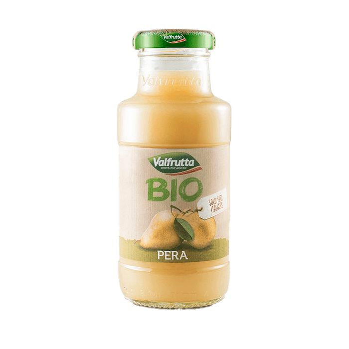 Succo di Frutta in Vetro Pera Bio - Linea Bar | Valfrutta | Valfrutta ...